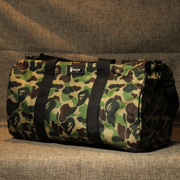 Bape | Bags | Bape A Bathing Ape Abc Camo Duffle Bag | Poshmark